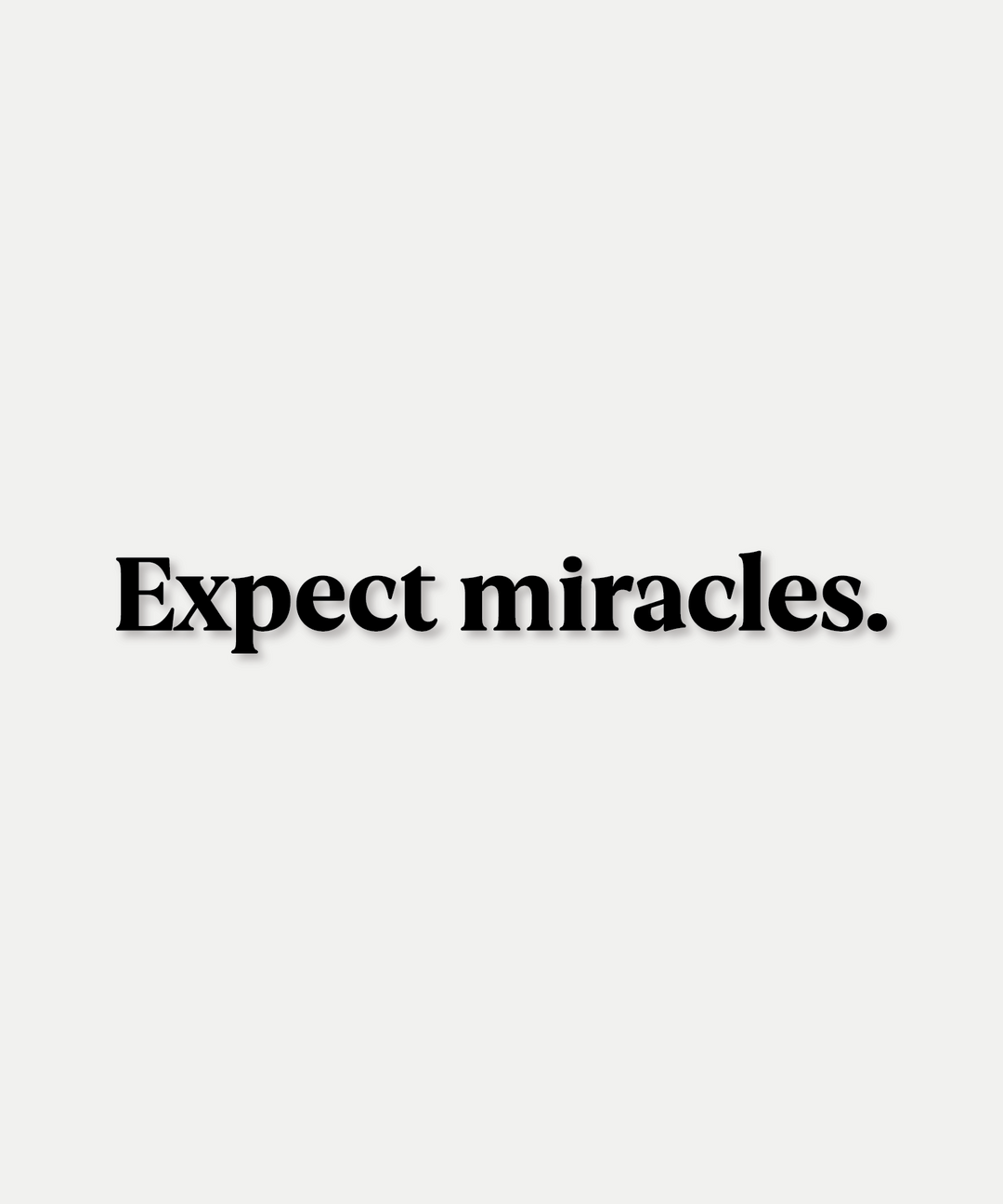 Expect Miracles Decal – Good News Brand