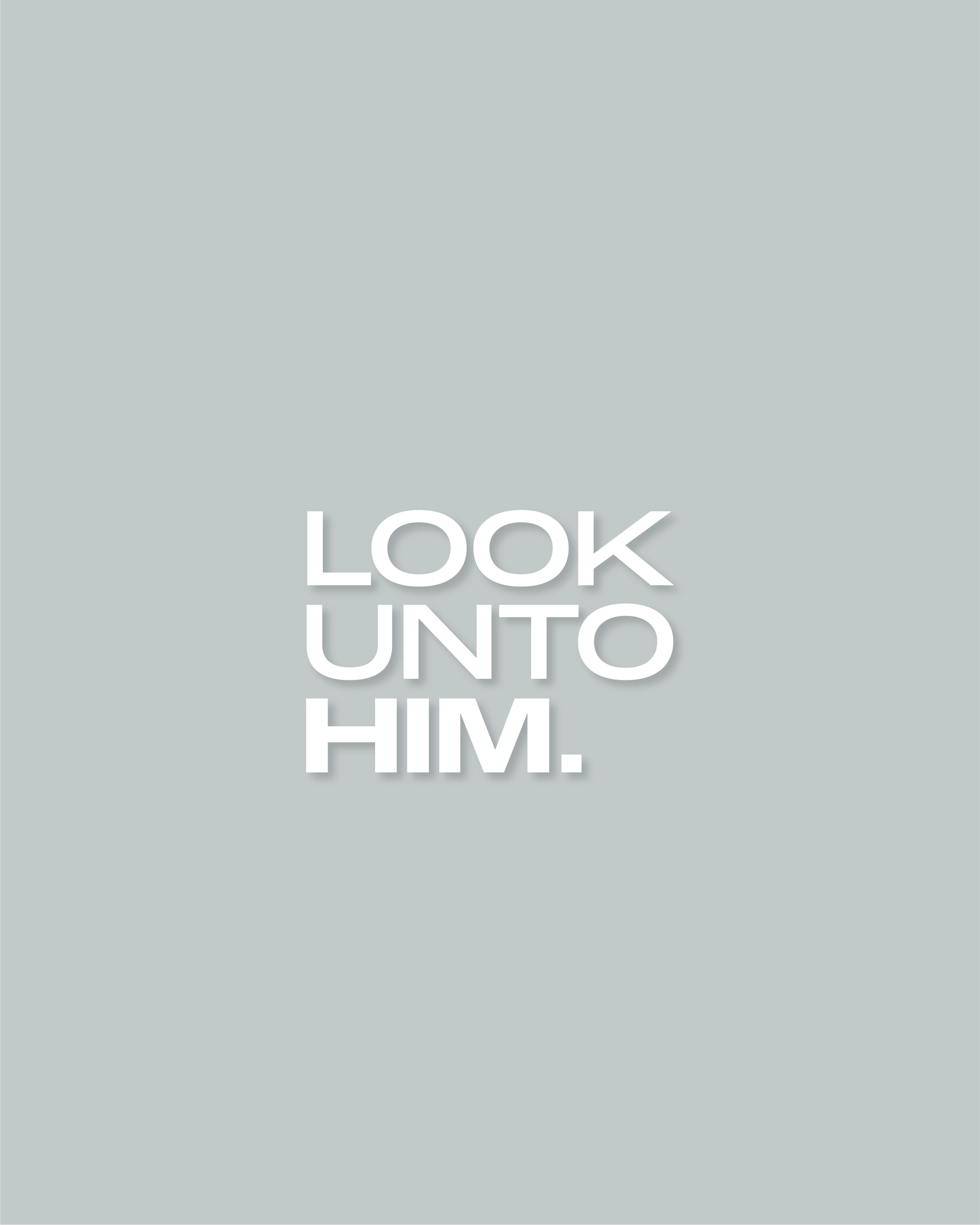 Look Unto Him Decal – Good News Brand