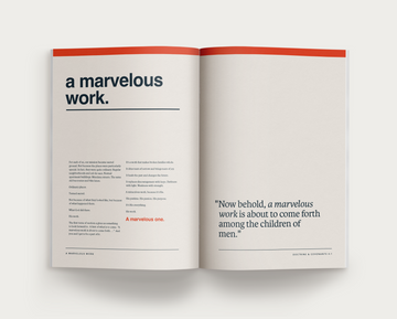 A Marvelous Work – Good News Brand